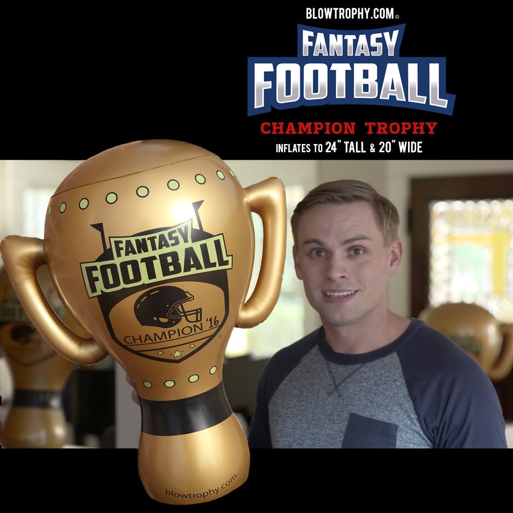 Blow Trophy Fantasy Football Championship Trophy Inflatable 24 Tall 20 ...