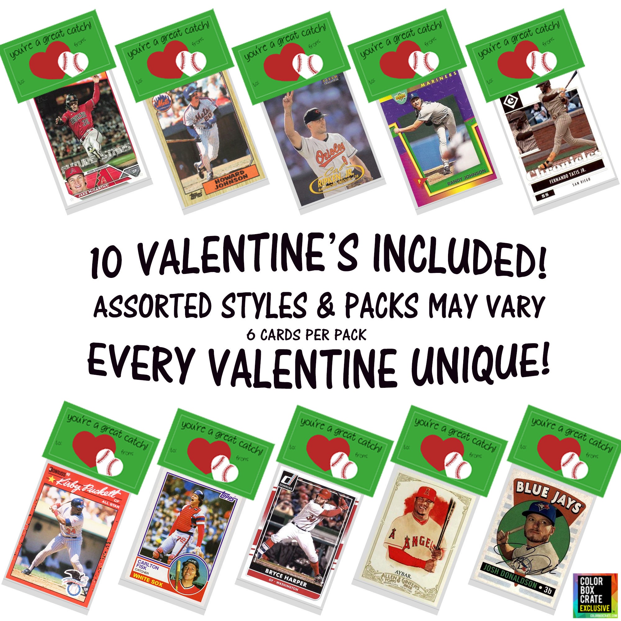 Baseball Valentines Day Cards for Kids School Classroom Exchange, You ...