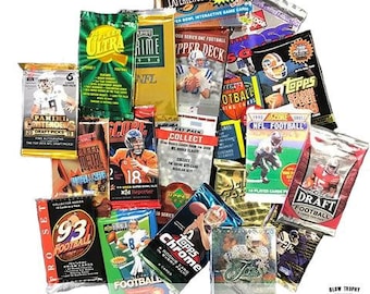 Football Cards Packs | Etsy