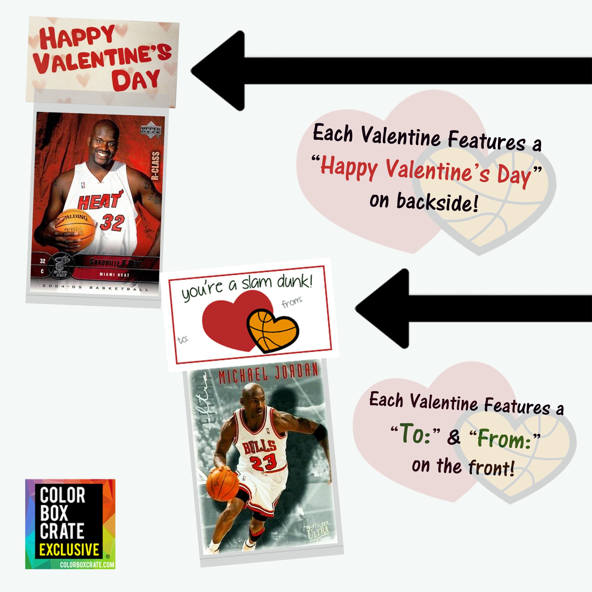 Basketball Valentines Day Cards for Kids School Classroom Exchange, You ...
