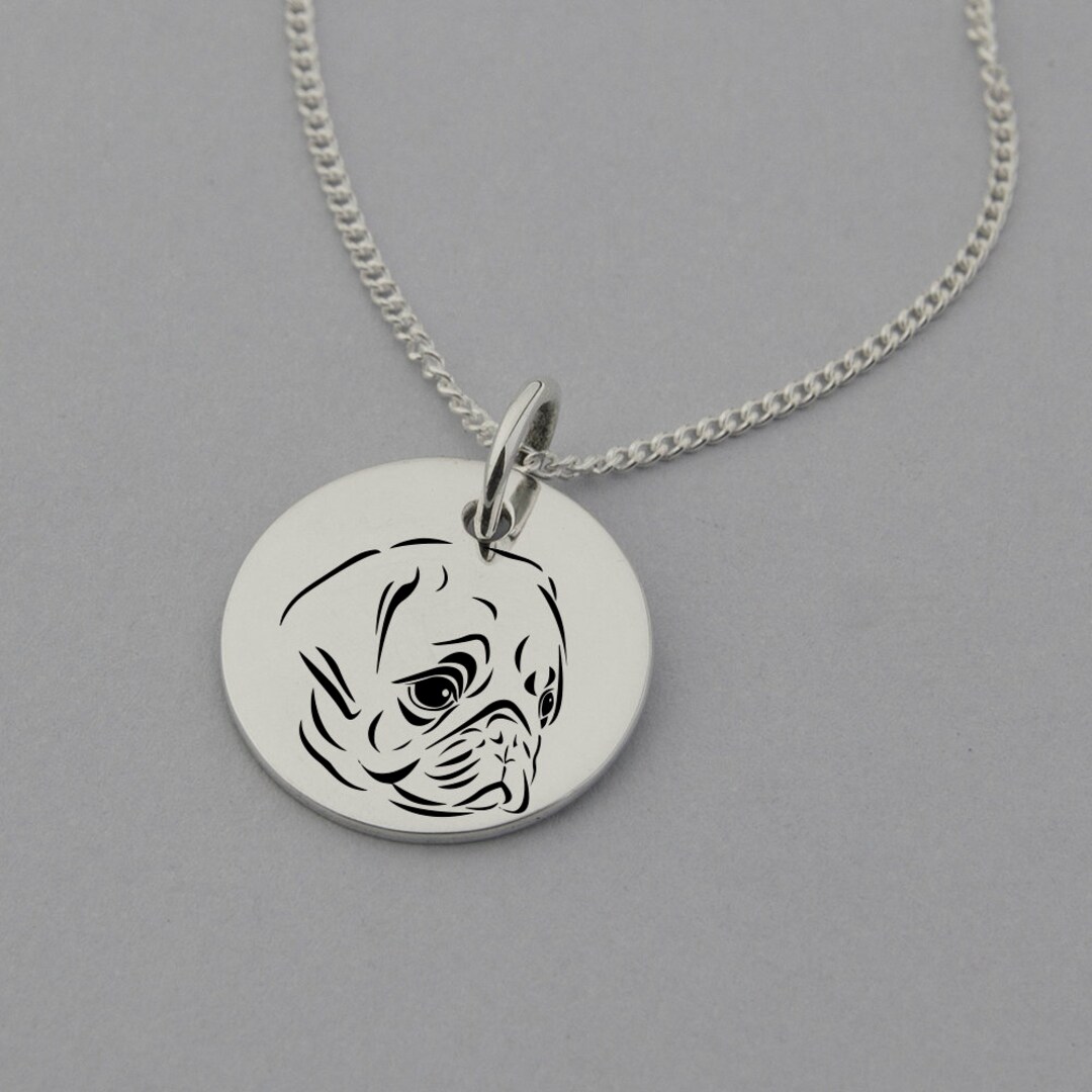 Pug Necklace, Pug Jewelry, Pug Lover Gifts, Gifts for Her, Animal Lover ...