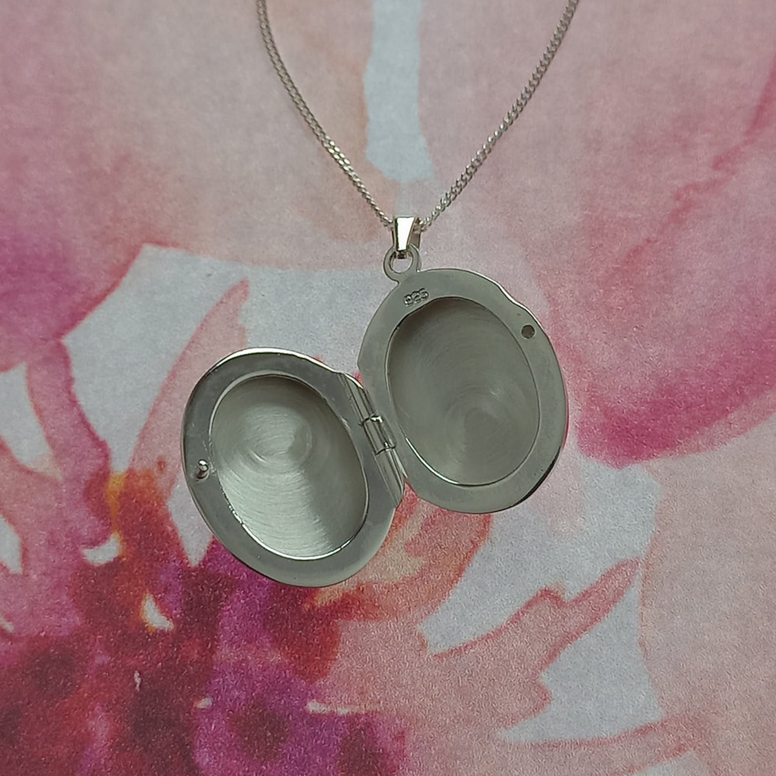 Compass Locket, Travel Gift, Oval Locket, Sterling Silver, Personalized ...