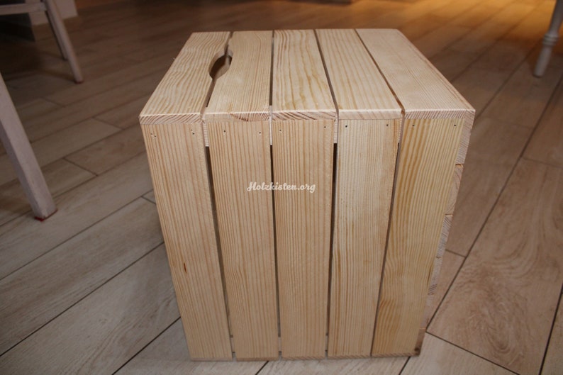 Set of three natural wooden boxes fits in Ikea Kallax insert | Etsy