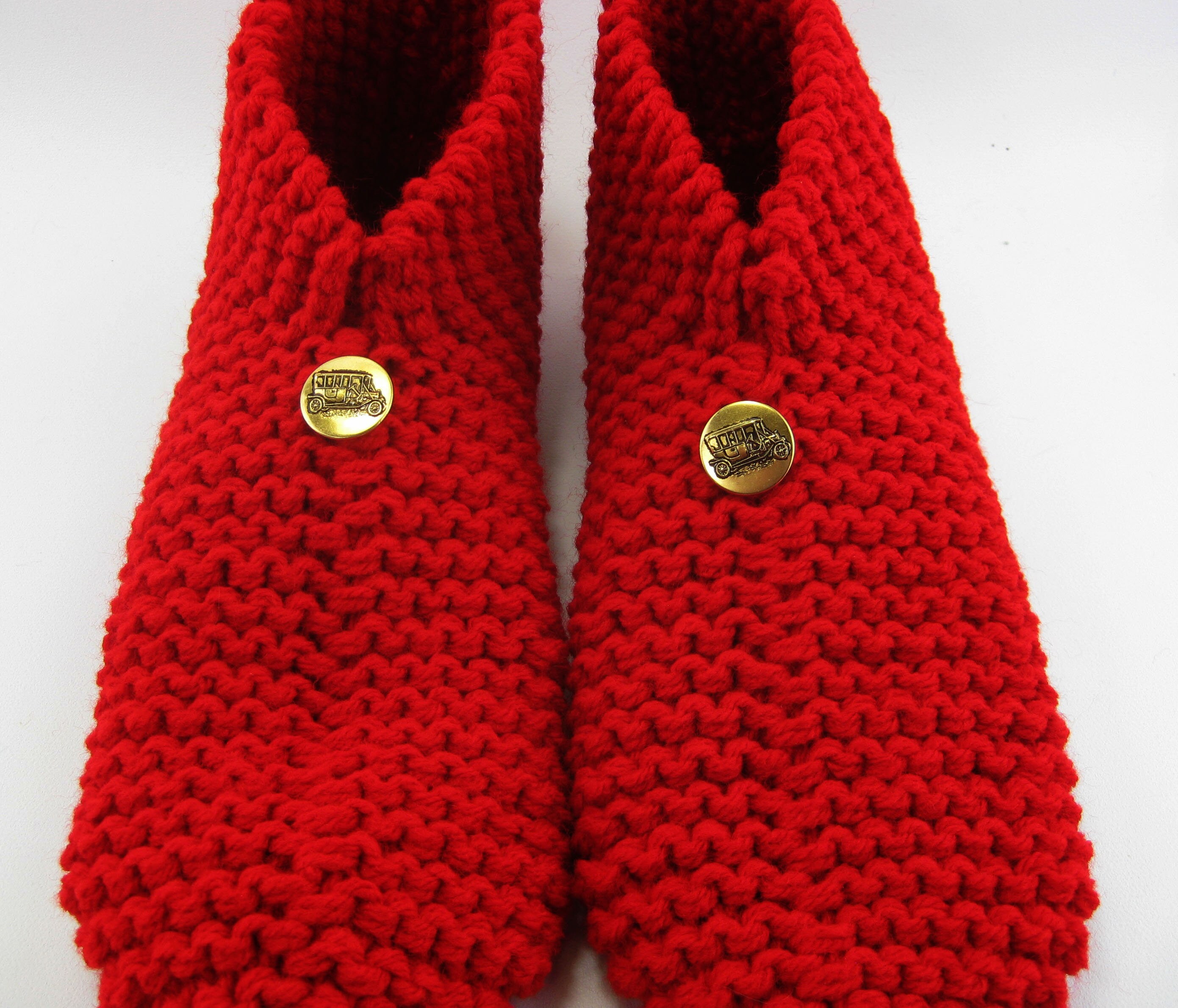Womens Slippers Medium Red Slippers Slippers Handmade - Etsy