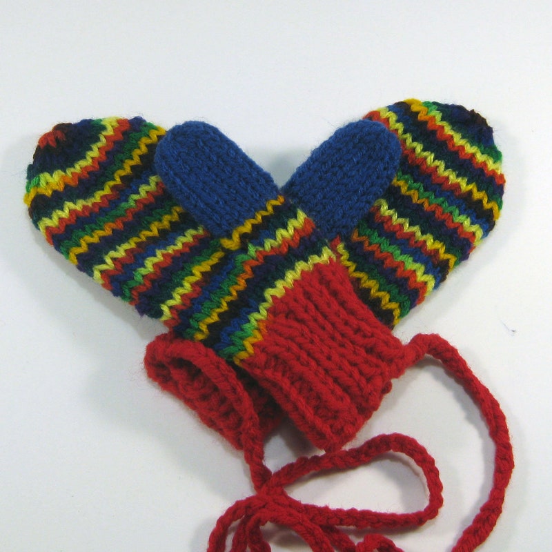 Red Mittens - Etsy