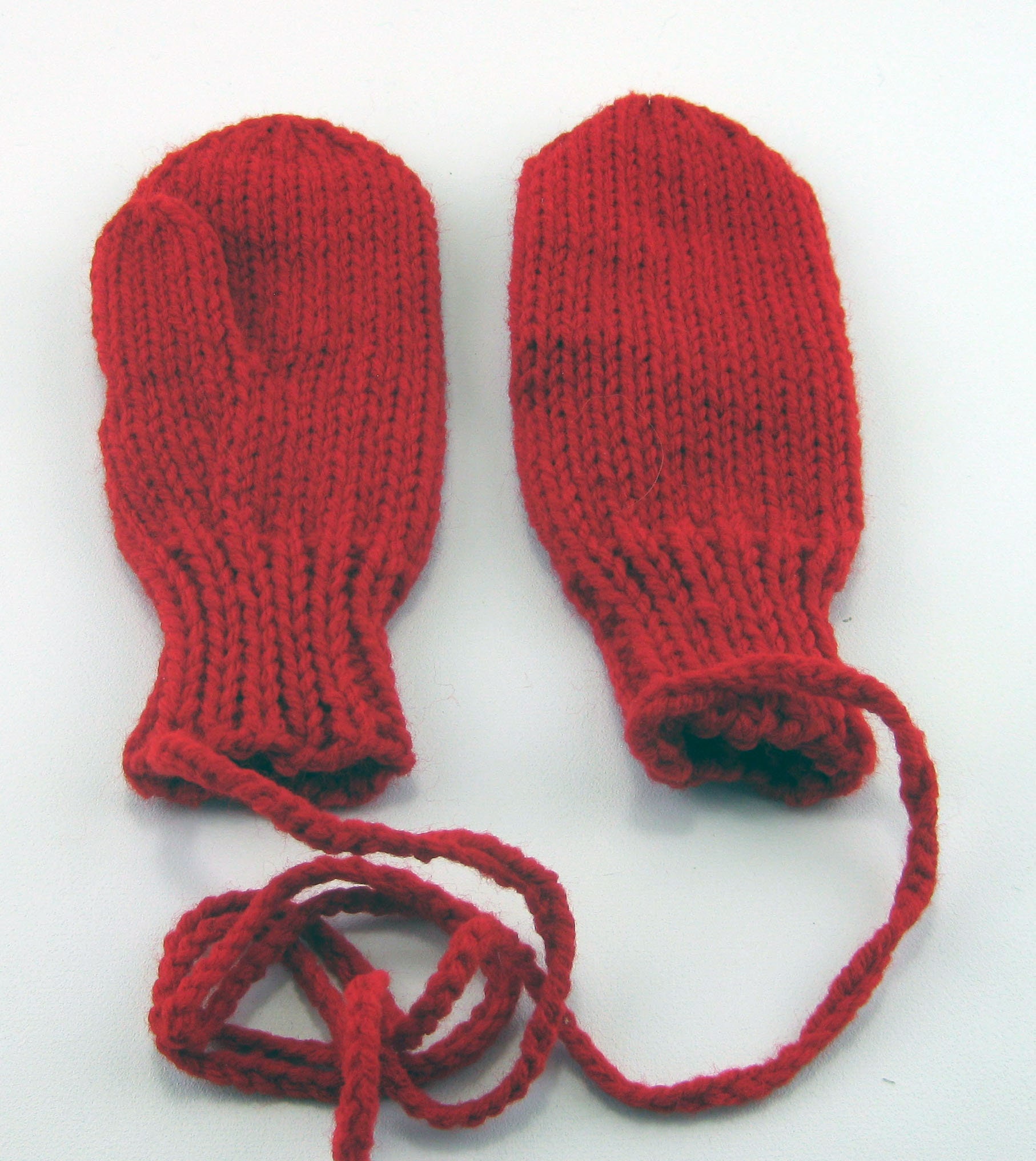 Red Mittens Childs Mittens Kids Mittens Knitted Mittens - Etsy