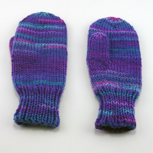 Purple Mittens - Etsy