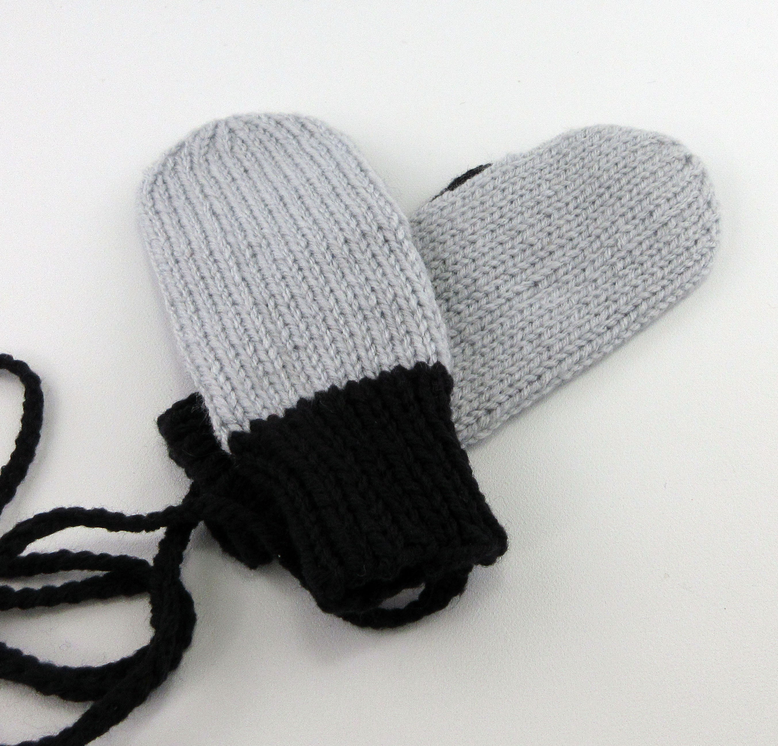 Gray Mittens Boys Knitted Mittens Kids Mittens Winter | Etsy