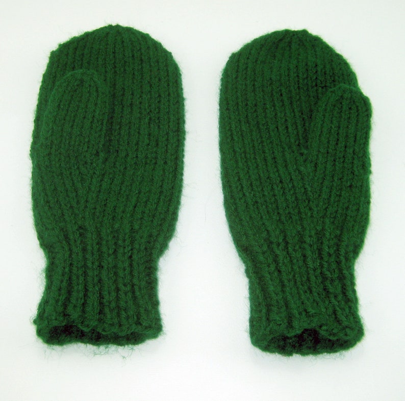 Green Mittens Warm Mittens Kids Mittens Boys Mittens - Etsy