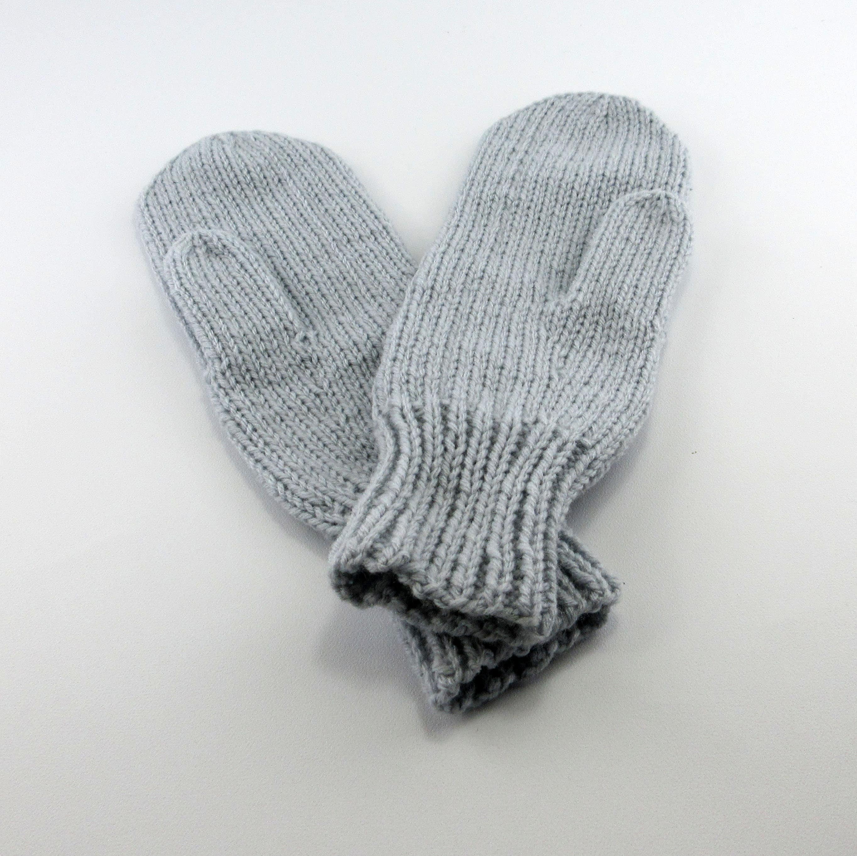 Gray Mittens Adult Medium Mittens Mittens Warm Mittens - Etsy UK