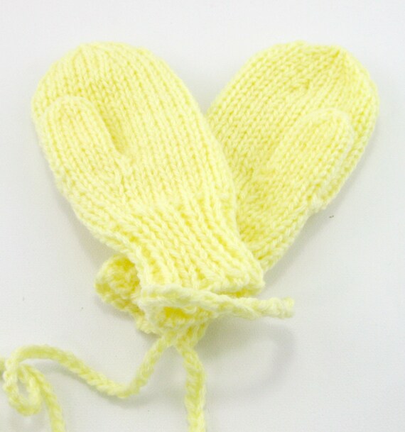 Yellow Mittens Toddler Mittens Kids Mittens Winter Mittens | Etsy