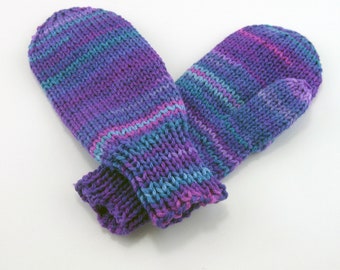 Purple Mittens - Etsy
