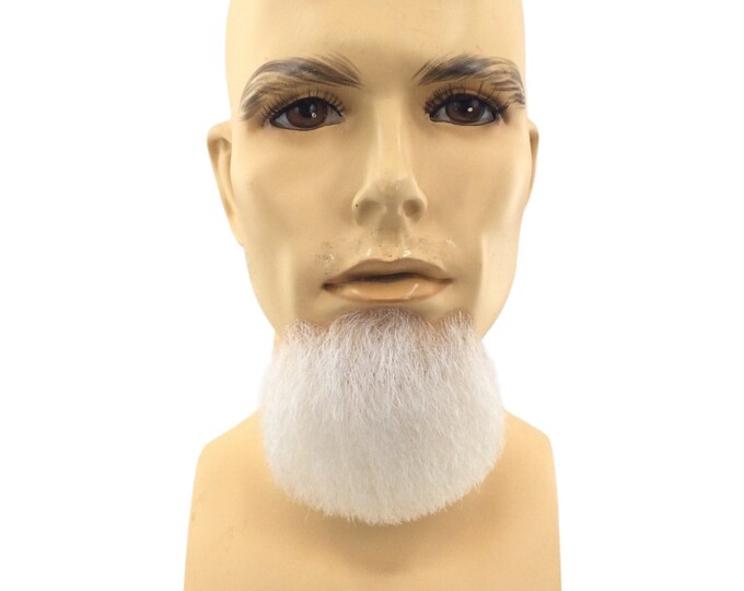 NEW Goatee Style Theatrical Quality Premium Beard Silver White - Etsy