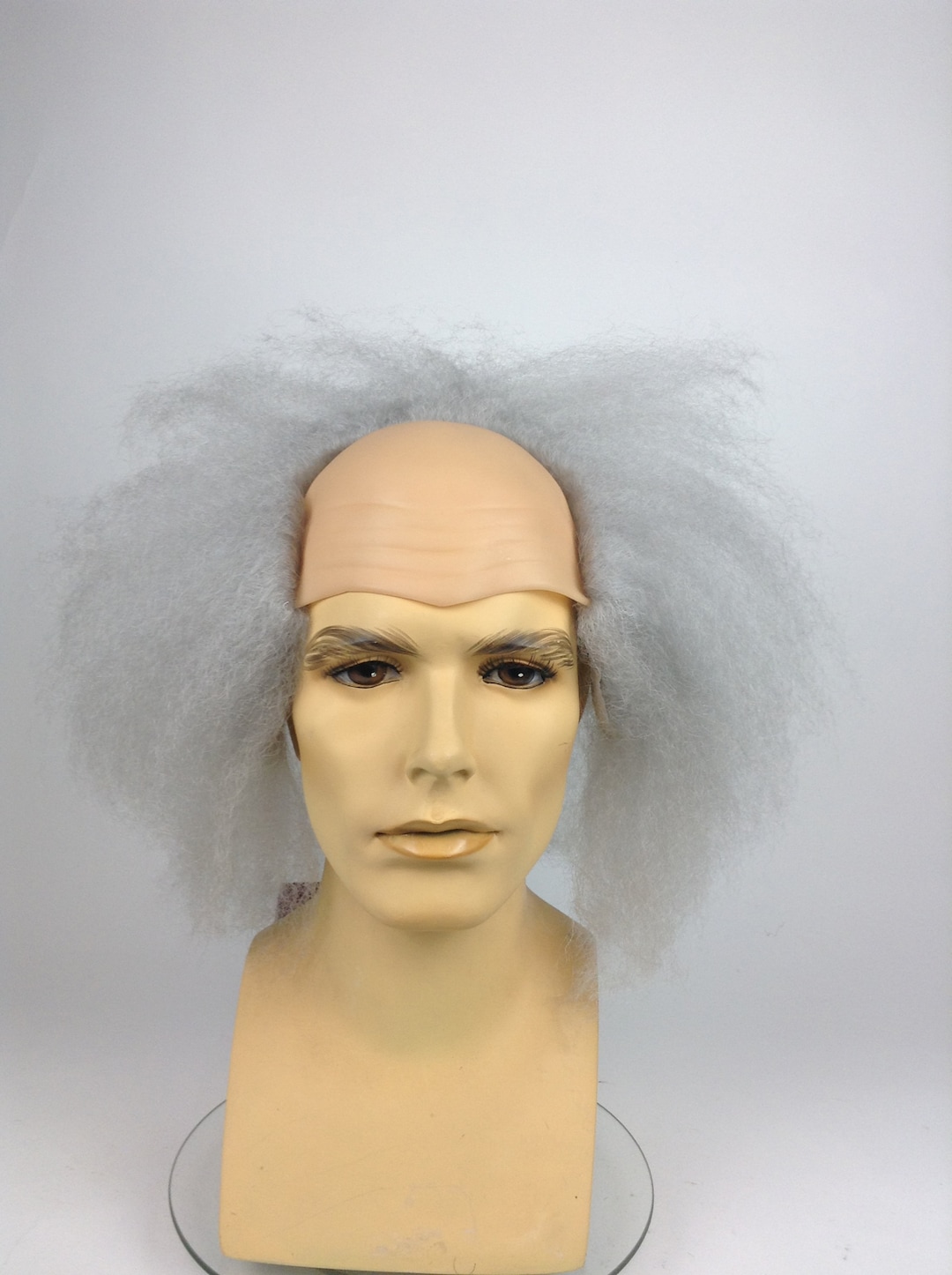 SCARY BALD OLD Man Halloween Costume Theatrical Wig Gray - Etsy