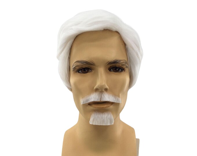 NEW 2024! Kentucky Colonel Style Theatrical Quality Wig, Mustache ...