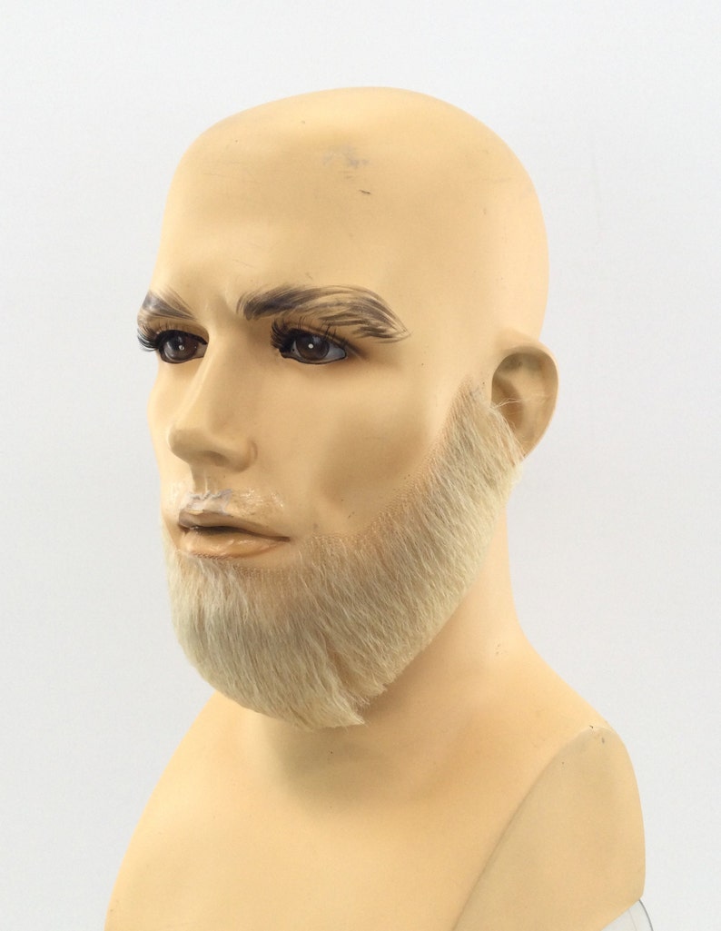 NEW! Theatrical Quality Lace Back Premium Full Beard - Light Blond 613 ...