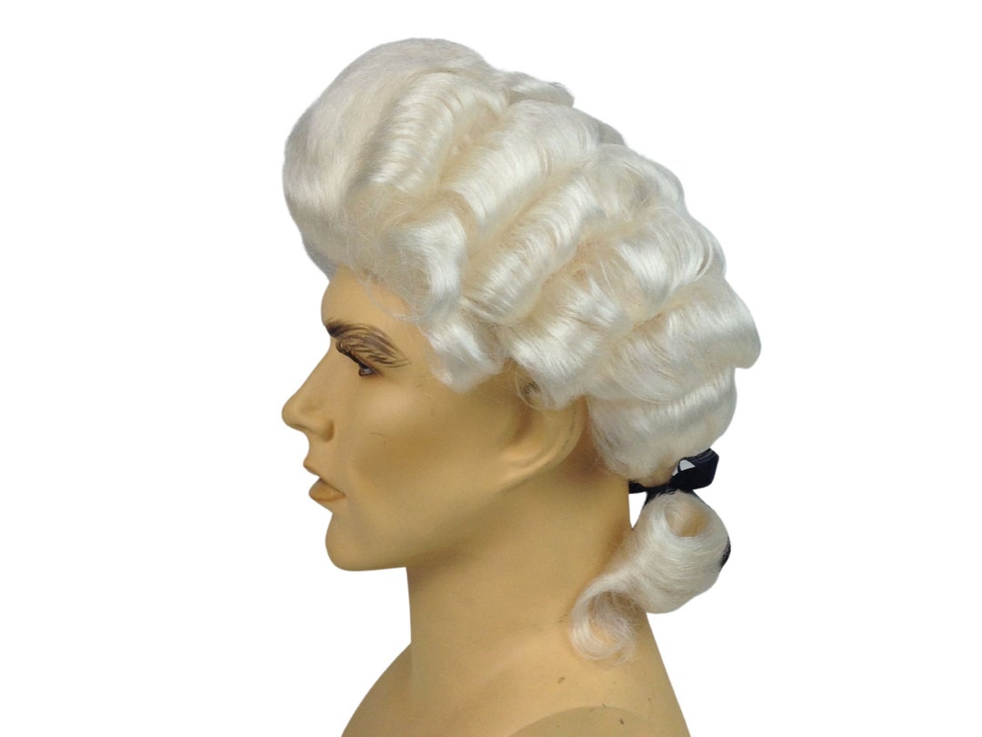 GEORGE WASHINGTON Character Theatrical Halloween Costume Wig by Funtasy ...
