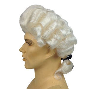 GEORGE WASHINGTON Character Theatrical Halloween Costume Wig by Funtasy ...