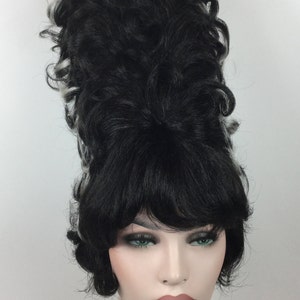 Scary Frankenstein Bride Character Halloween Costume Beehive Wig by ...