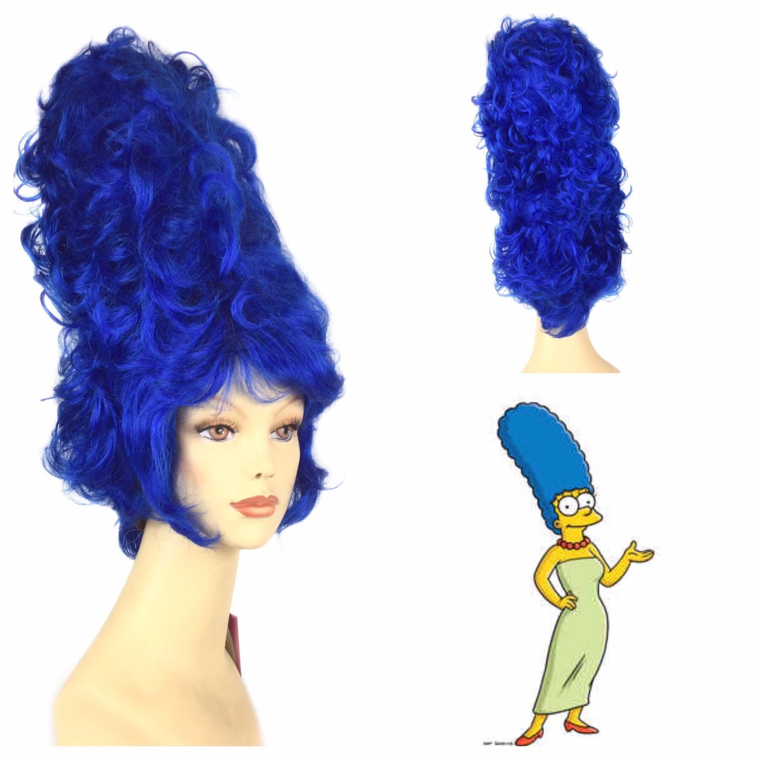 How To Make Marge Simpson Wig