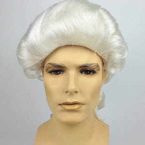 GEORGE WASHINGTON Character Theatrical Halloween Costume Wig by Funtasy ...