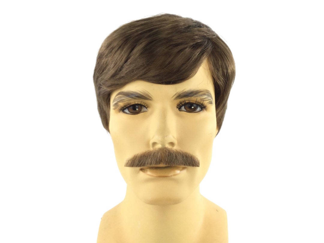 Funny Uncle Character DELUXE Theatrical Costume Wig & Mustache Set ...