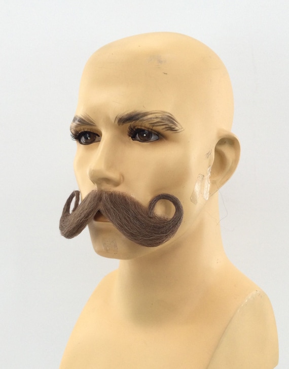 Real Curly Mustache