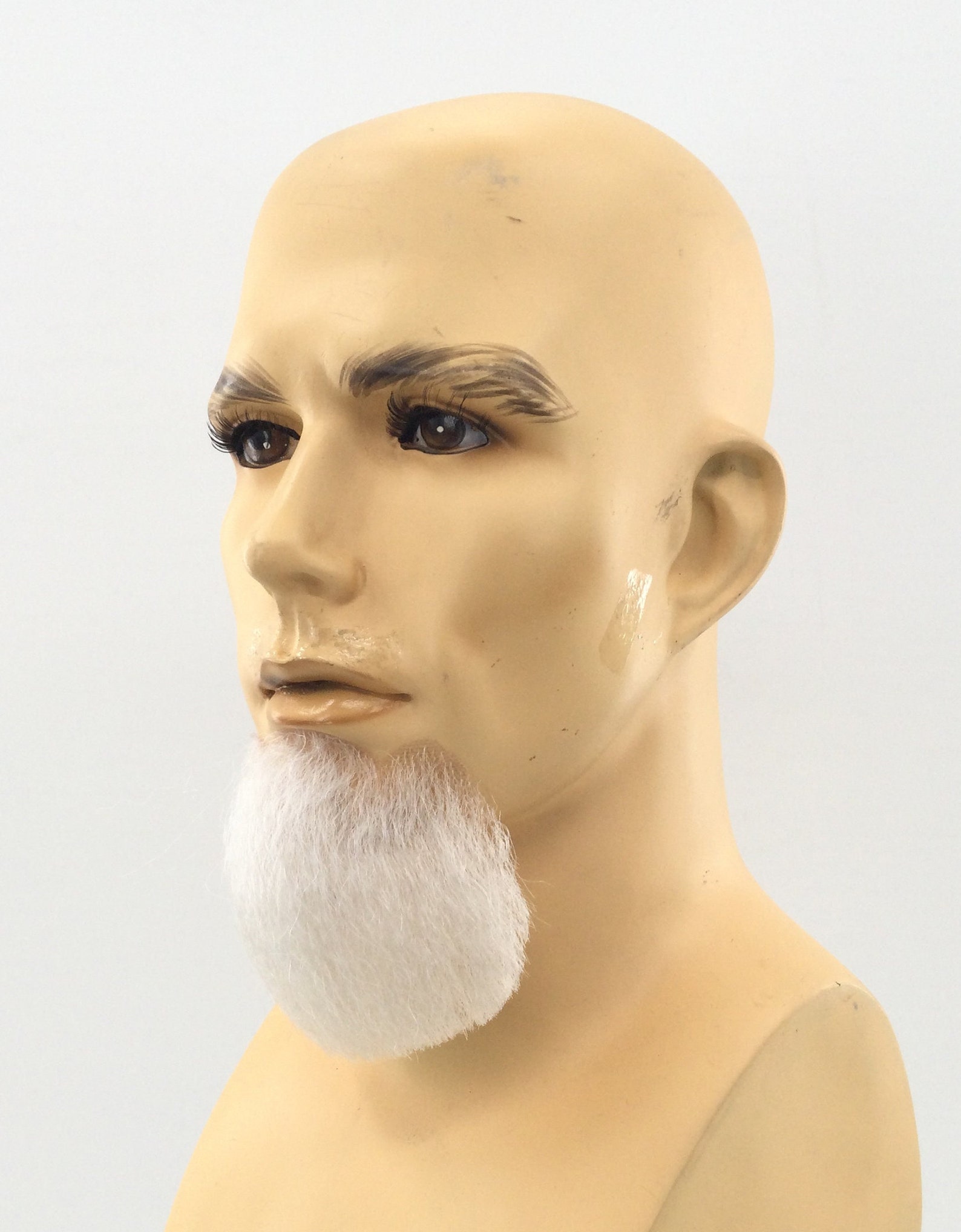 NEW Goatee Style Theatrical Quality Premium Beard Silver - Etsy