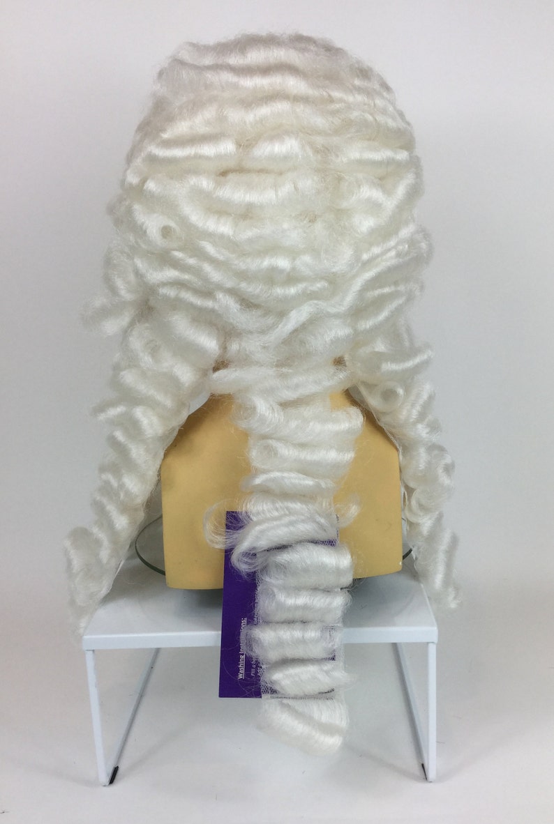 COLONIAL JUDGE 5 Panel Theatrical Halloween Costume Wig - Etsy