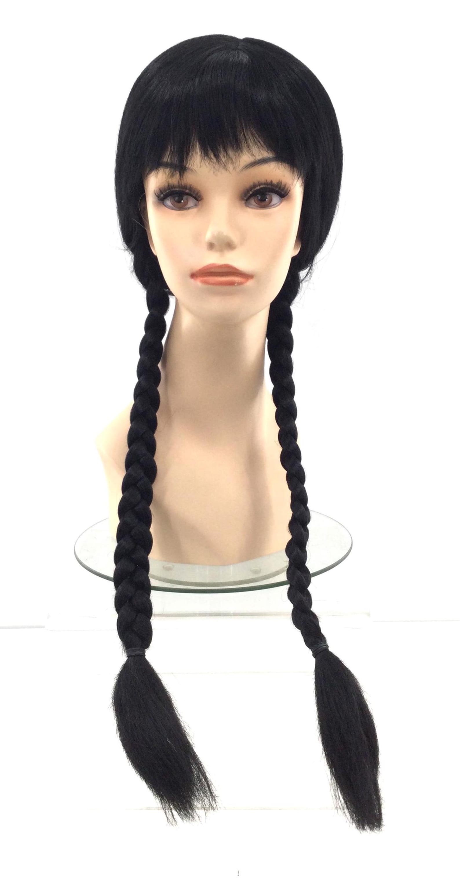 GOTH SCHOOL GIRL Character Long Braided Premium Wig by Funtasy Wigs ...