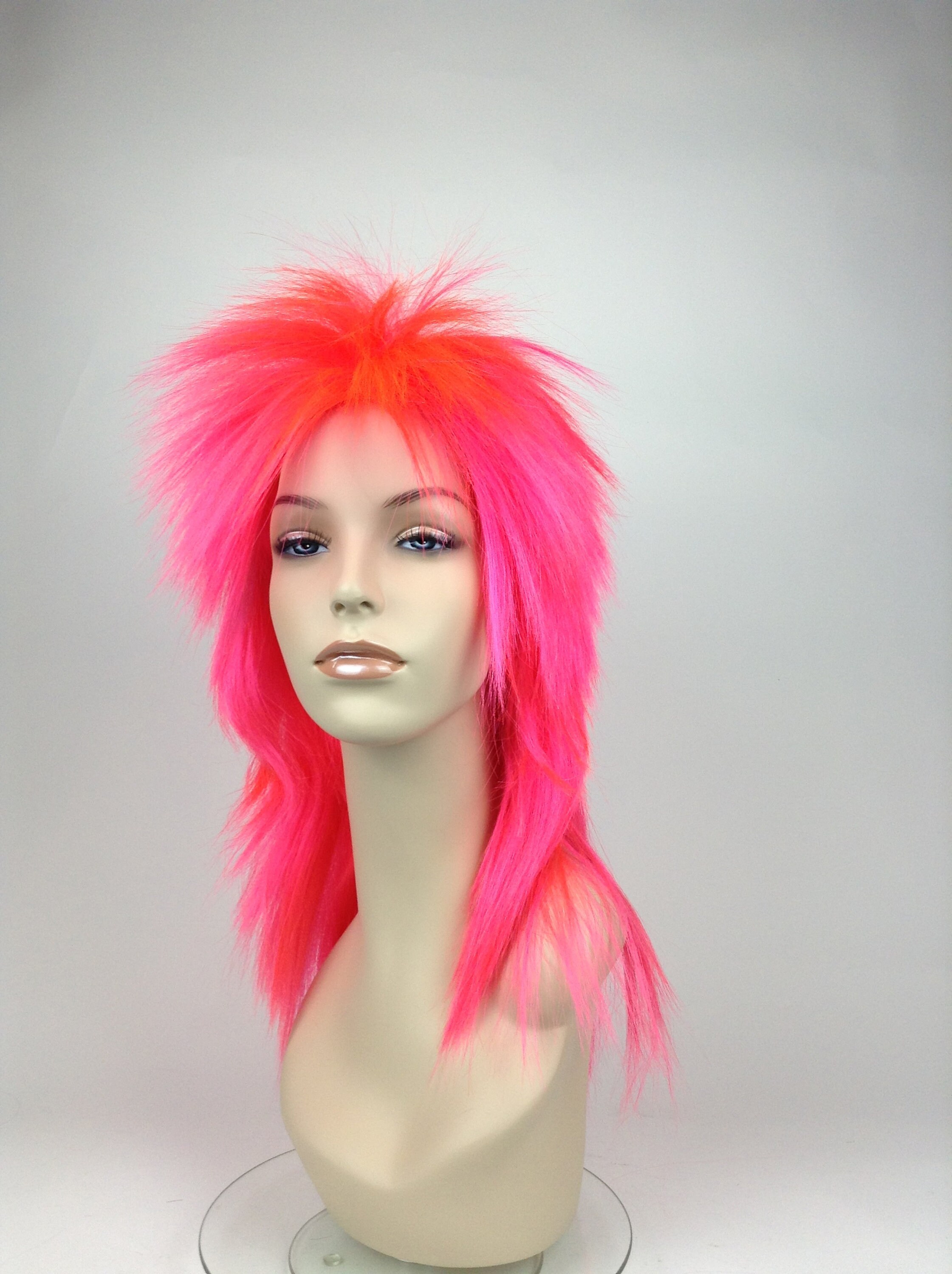1980's PUNK ROCK Theatrical Halloween Costume Wig by - Etsy