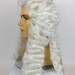 COLONIAL JUDGE 5 Panel Theatrical Halloween Costume Wig - Etsy
