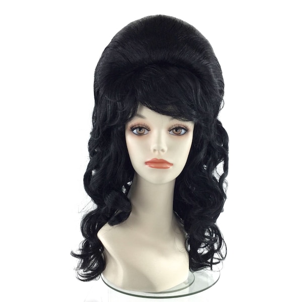 Beehive Wig Black - Etsy