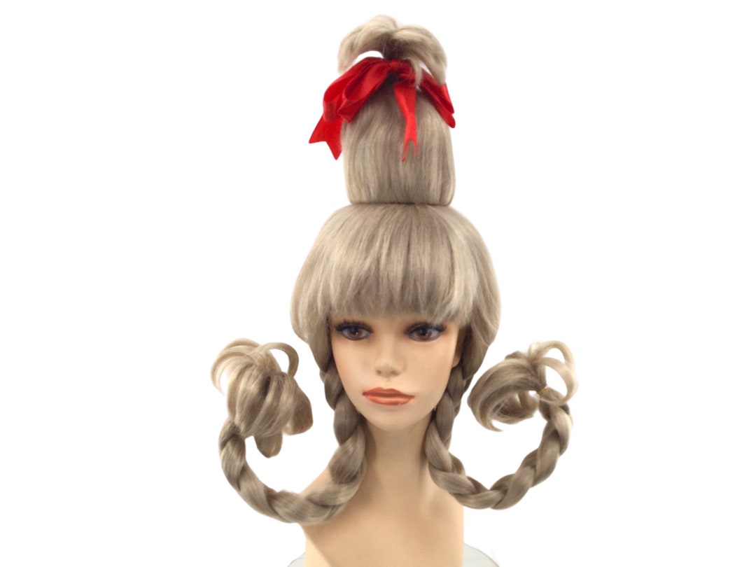 Premium Xmas Braids Character Theatrical Halloween Costume Wig by ...
