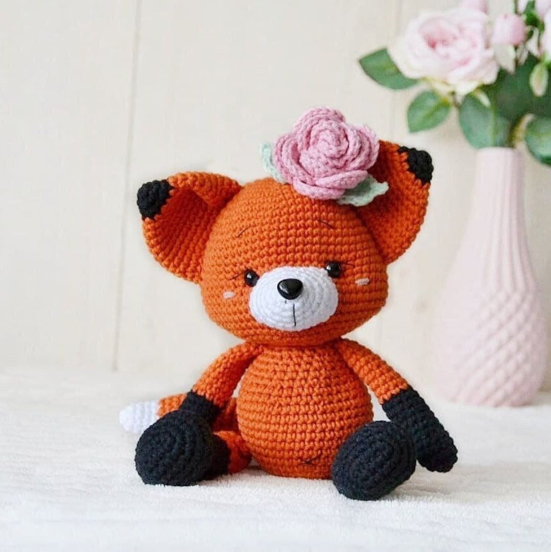 Fox Plush Toy for Nursery Woodland Baby Shower Stuffed Animals Best ...