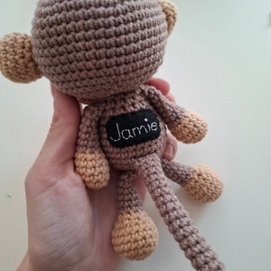 Monkey Stuffed Toy Handmade Personalised Gifts Monkey Stuffy Baby ...