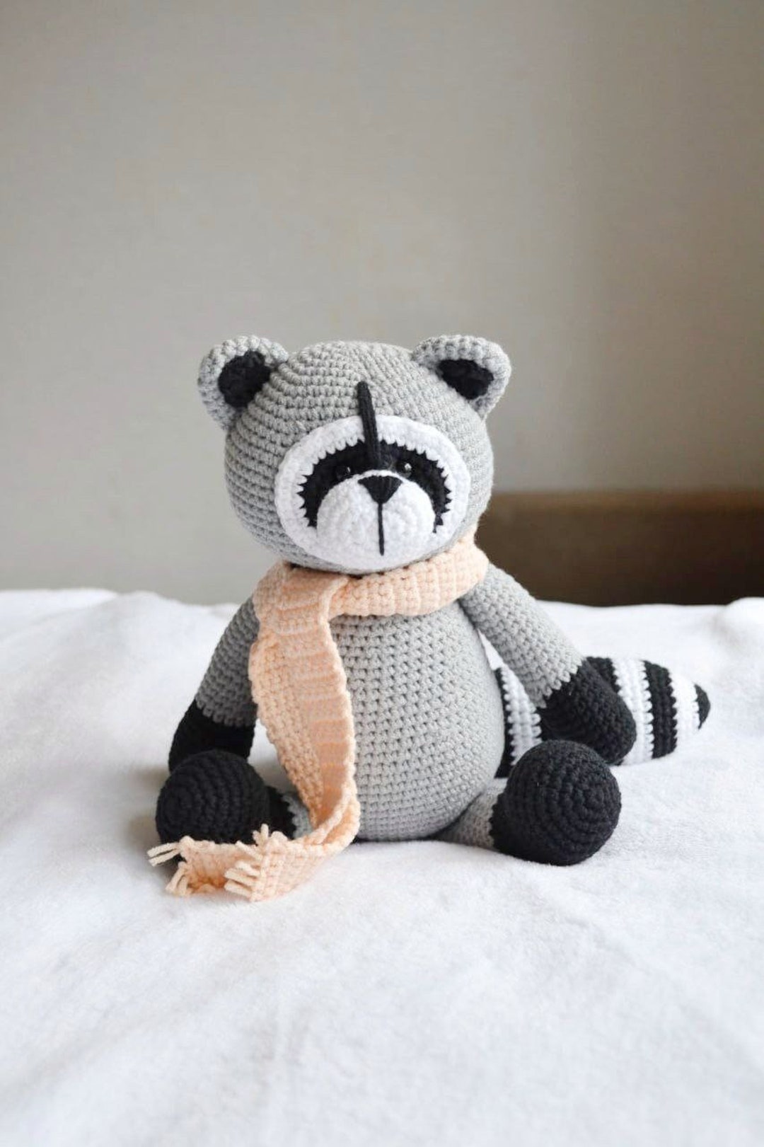 Raccoon Stuffed Animal Stuffie Toy Zoo Animal Theme for Toddler Zoo ...