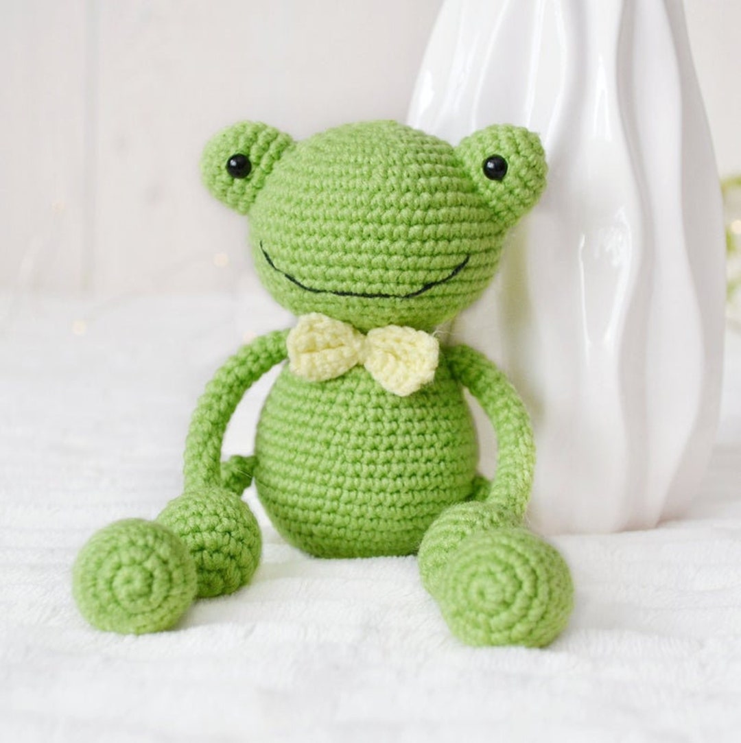 Crochet Leggy Frog Pattern Animal Frog Amigurumi PDF Pattern Baby Toy ...