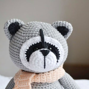 Raccoon Stuffed Animal Stuffie Toy Zoo Animal Theme for Toddler Zoo ...