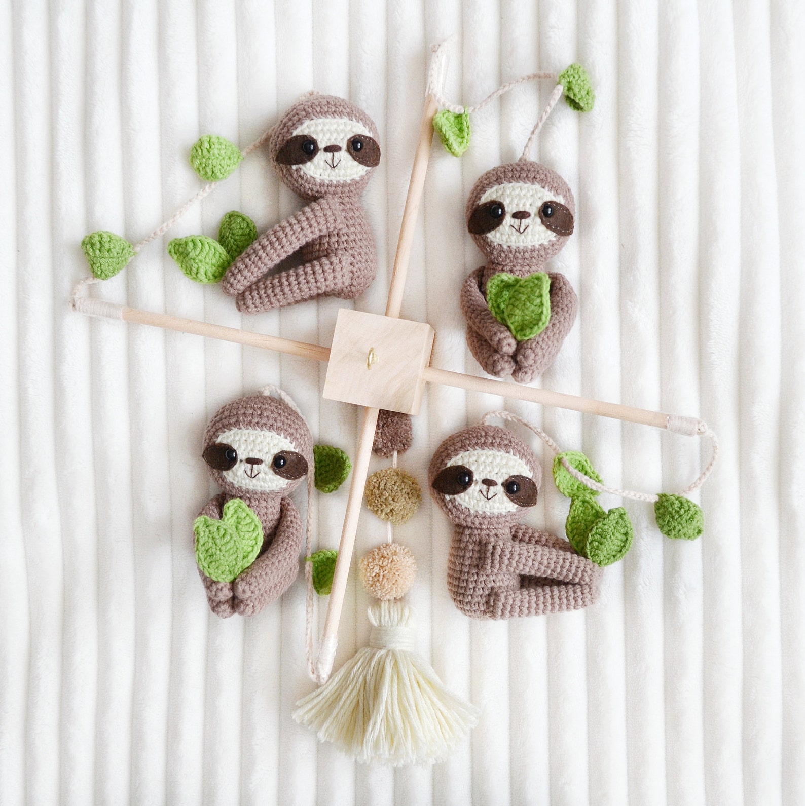 Sloth Baby Mobile Nursery Decor Stuffed Sloth Boy Crib Mobile - Etsy