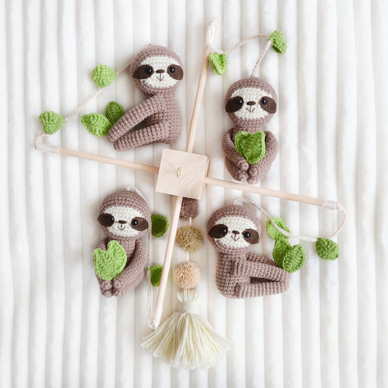 Sloth Mobile Nursery - Etsy