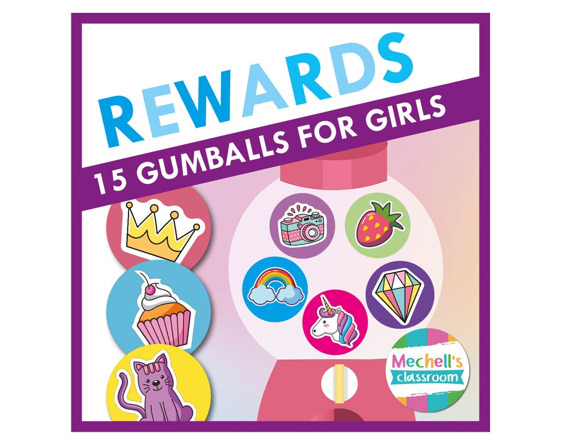 Online Teaching Reward System for Girls Online English | Etsy