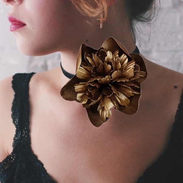 Flower Choker - Etsy
