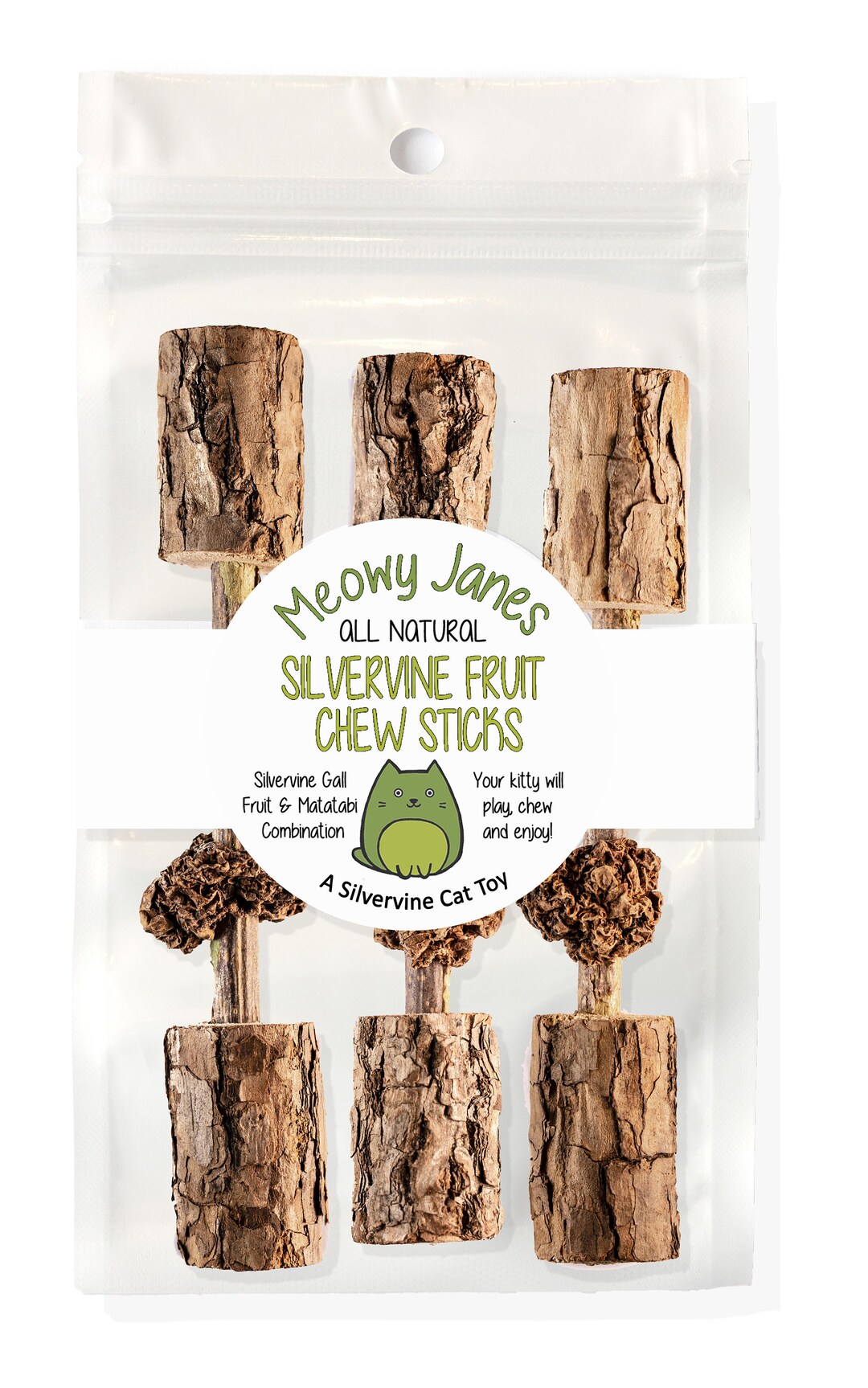 Matatabi Silvervine and Gall Fruit Cat Chew Sticks | All Natural Catnip ...