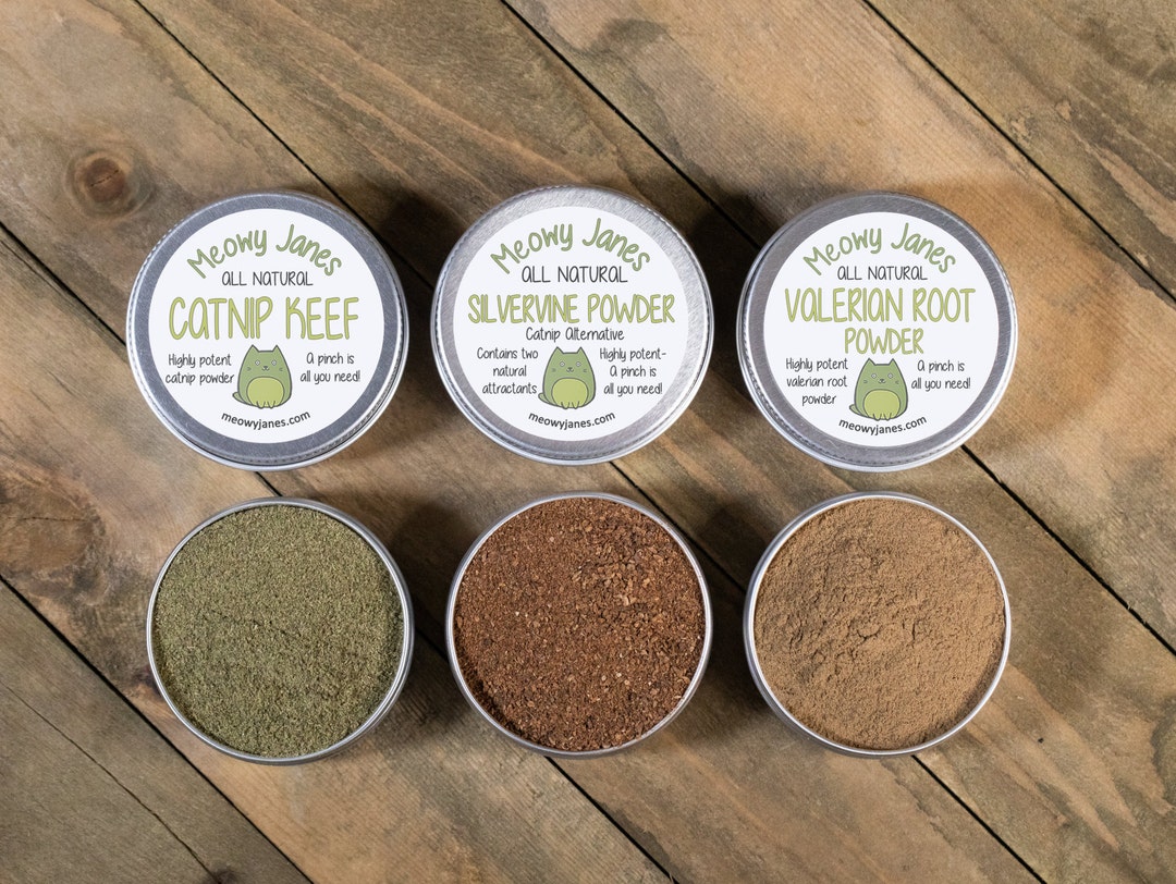 Catnip Alternative Powder Pack: Catnip Keef, Silvervine, Valerian Root ...