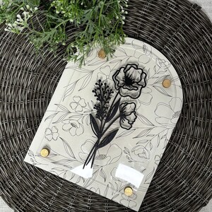 Floral Arch, Two Tiered Floral Sign - Etsy