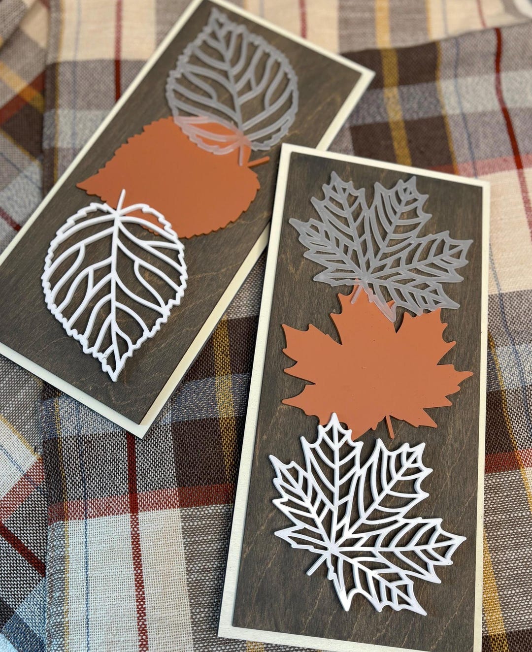 Fall Leaf Rectangular Wall Decor - Etsy