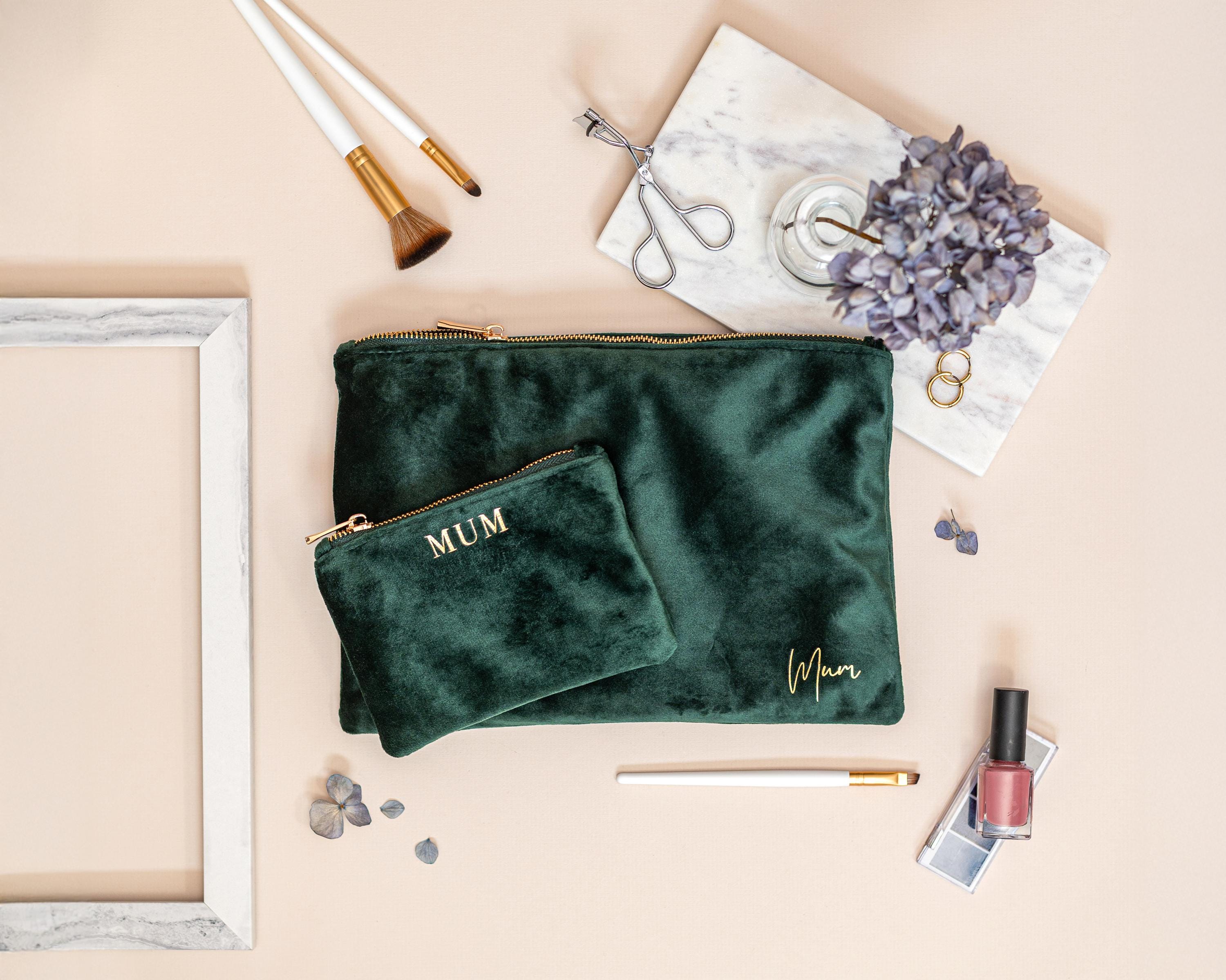 Luxury Personalised Velvet Coin Purse, Gemstone Bags, Gifts for Her ...