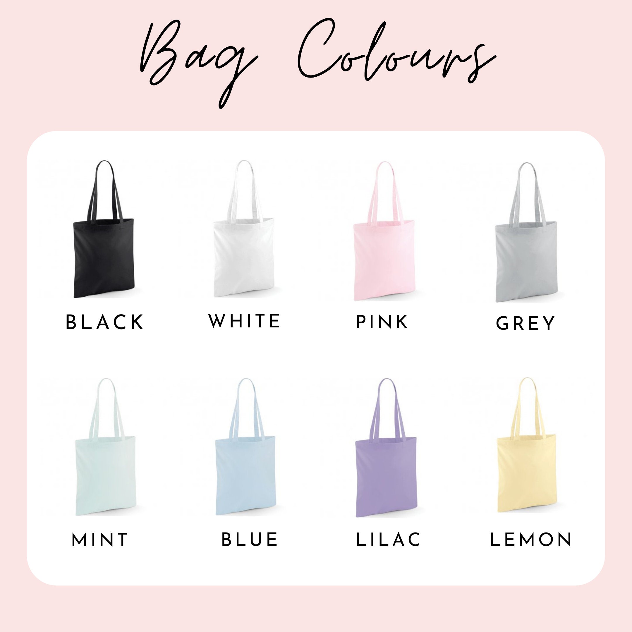 Personalised Name Initial Tote Shopper Bag Bridesmaid Gift | Etsy