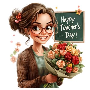 15 PNG Teacher Appreciation Clipart – Teacher’s Day PNG – Cute Child ...